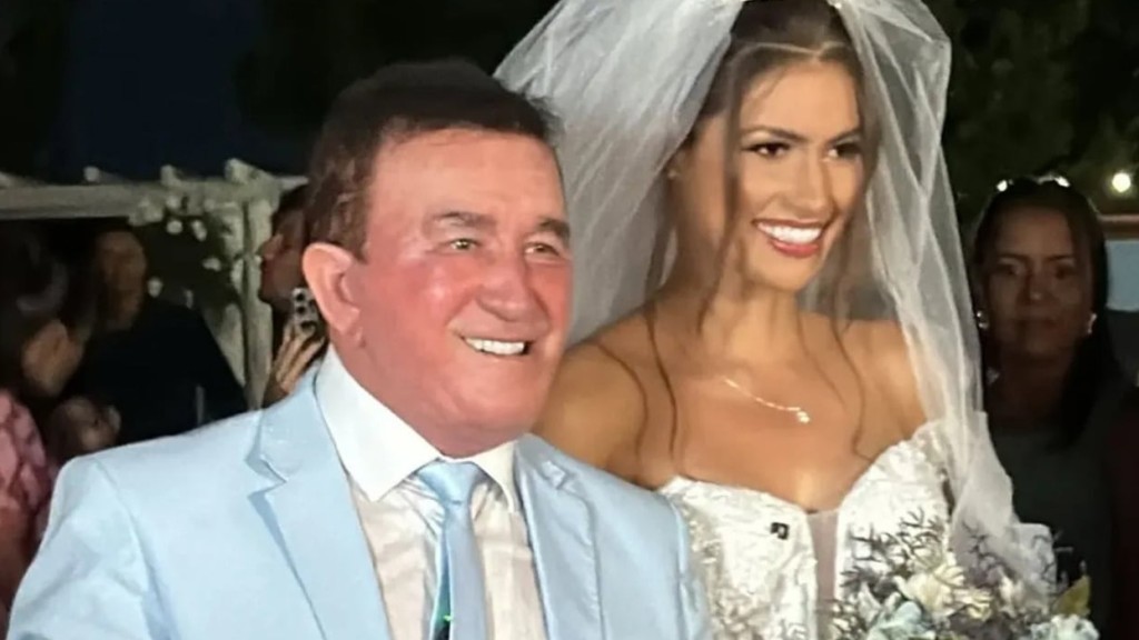 O amor sem idade: Miss Mato Grosso se casa com Amado Batista - Fatos ...